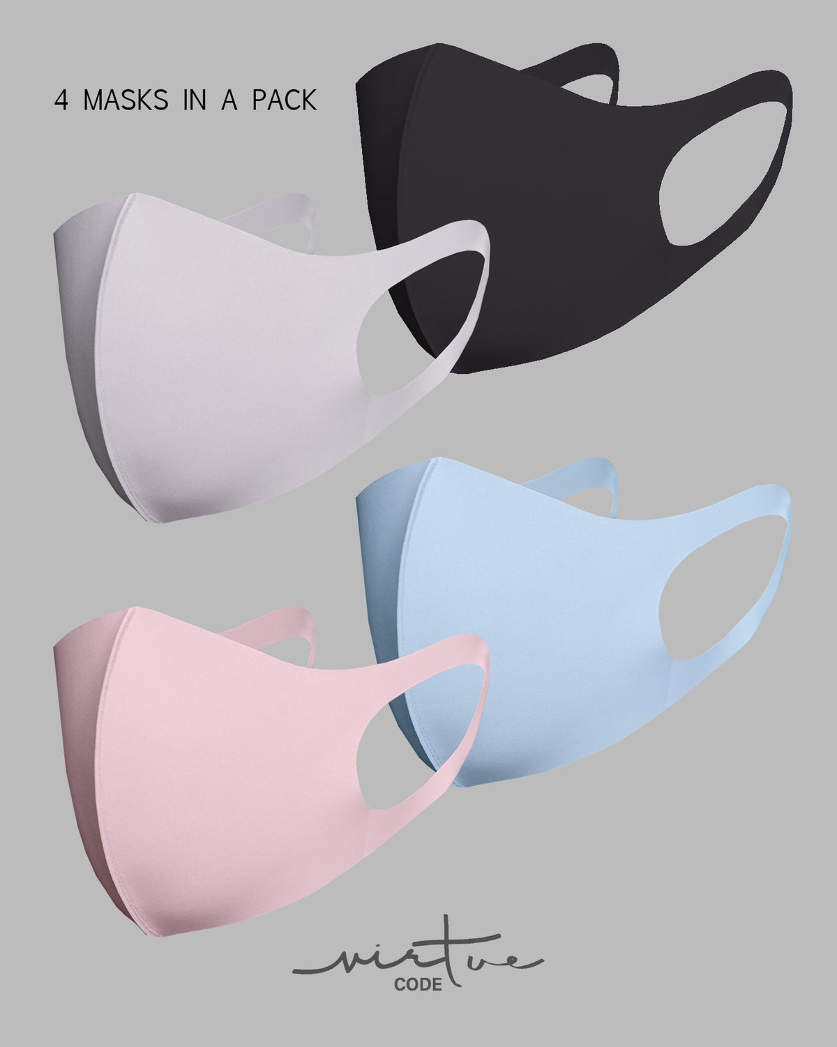 Second Skin Mask - Fabric Face Masks | VIRTUE CODE